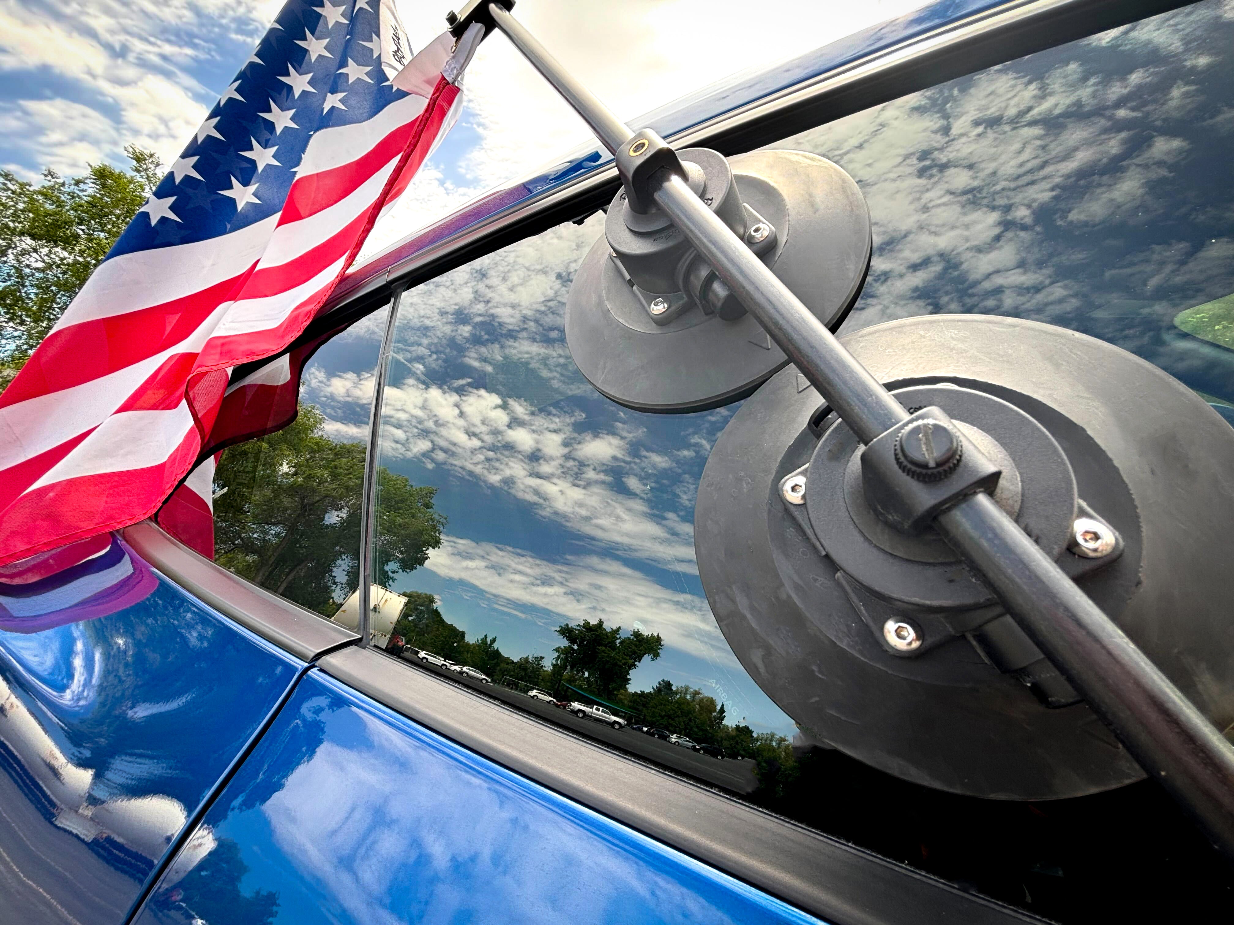 Vehicle flag pole store