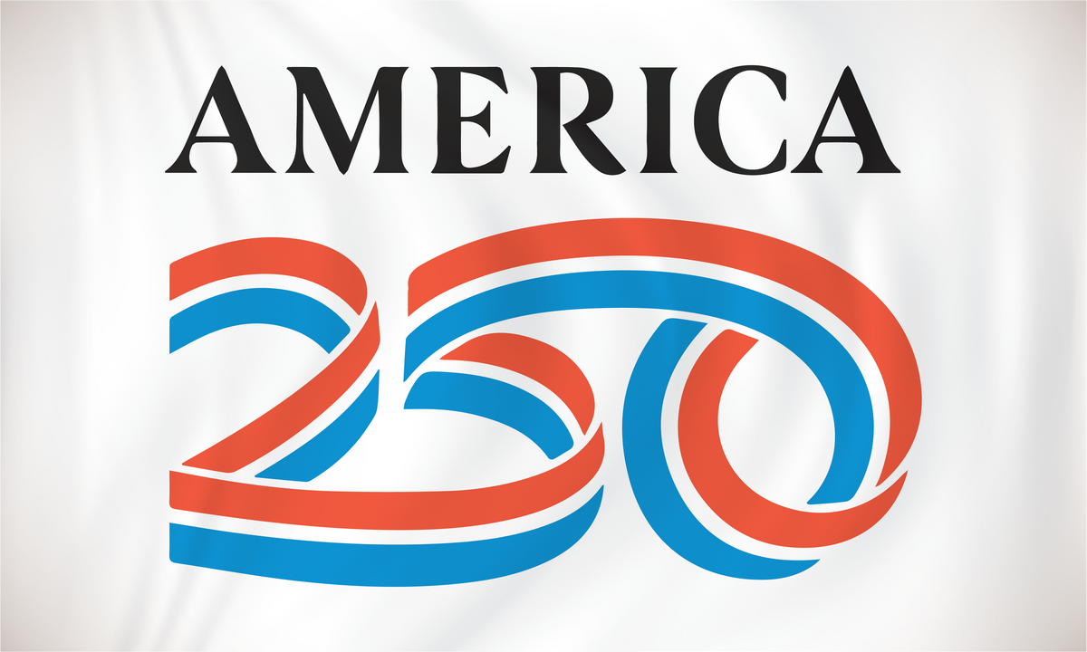 America 250 Official Logo Flag – Colonial Flag