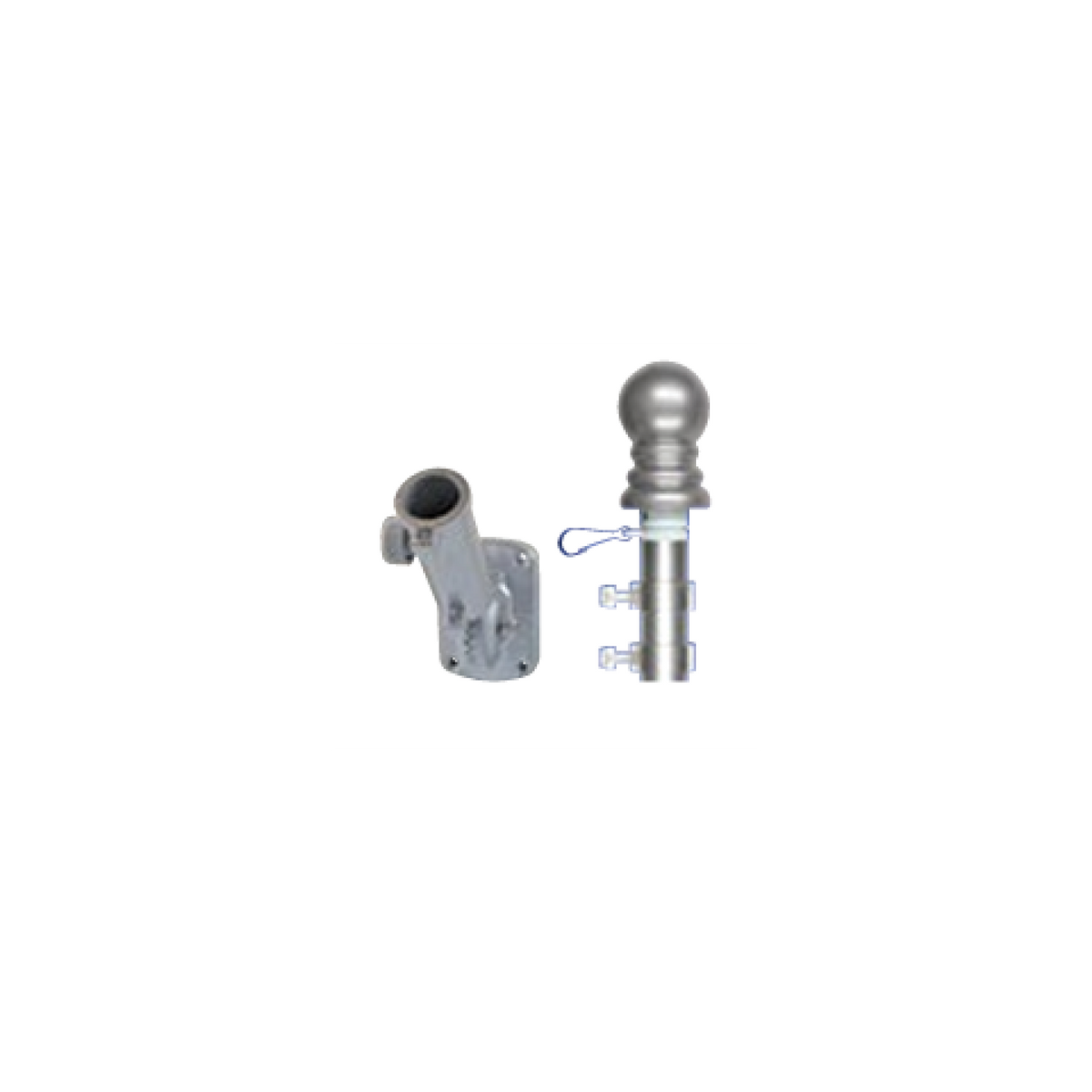 American Flag Pole Set | Spinning Flag Pole Set | Colonial Flag