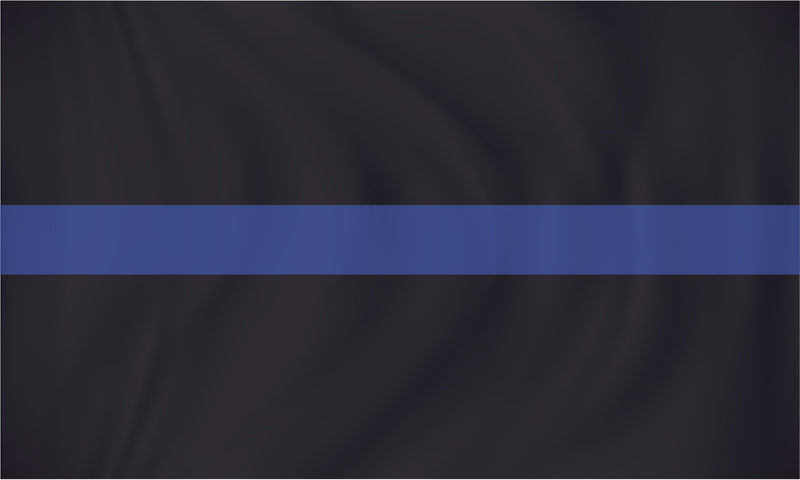 Sewn Thin Blue Line Flag – Colonial Flag