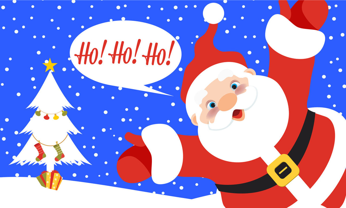 3'x5' Christmas Ho Ho Ho Flag – Colonial Flag