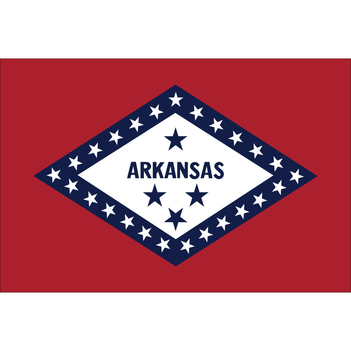 Arkansas State Flag Flag Of Arkansas Colonial Flag