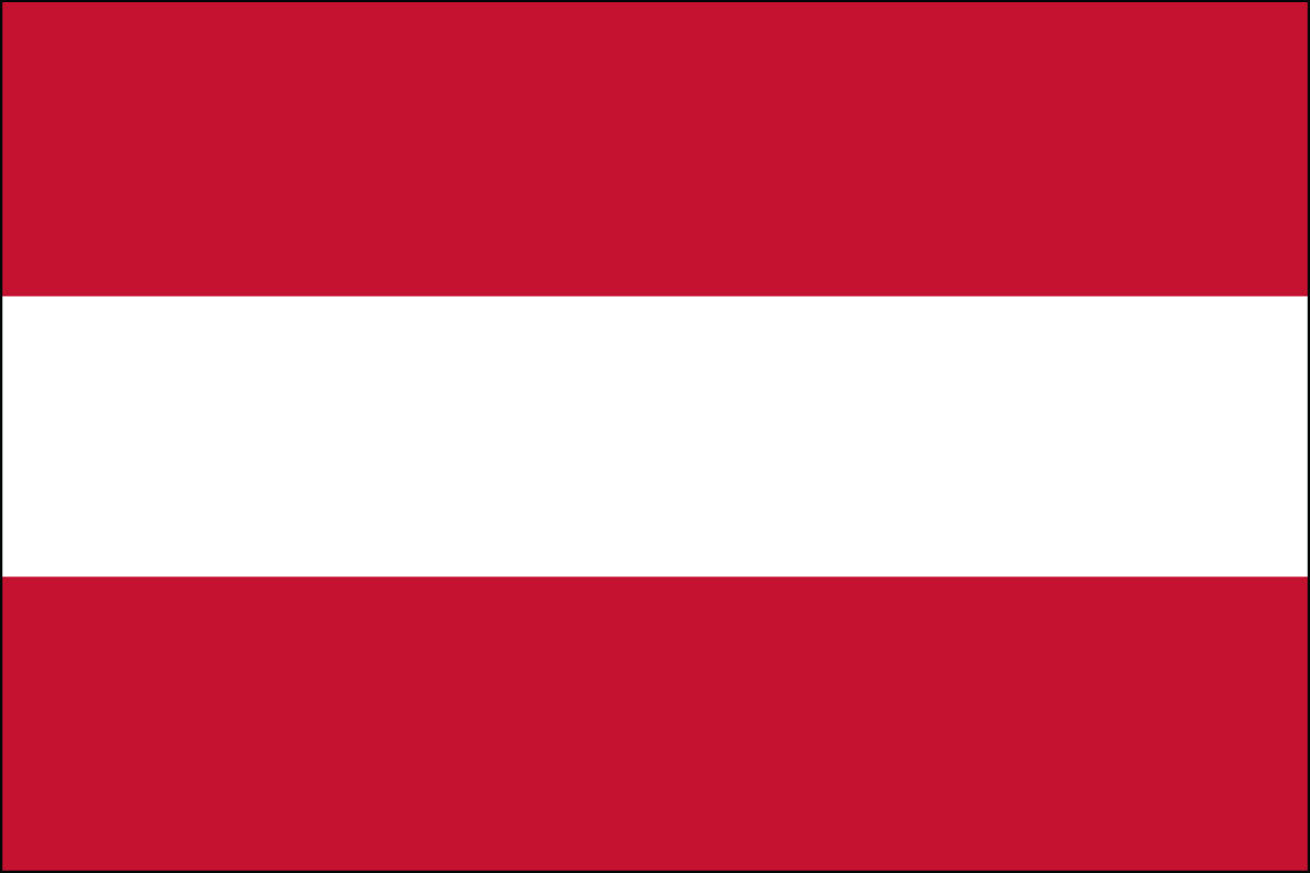 The Flag of Austria | Austrian Flag | Colonial Flag