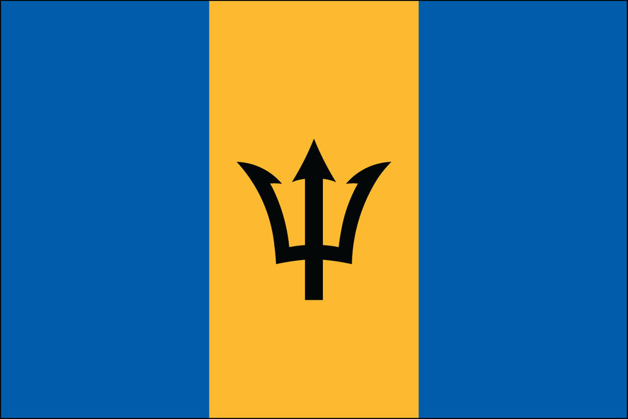 Barbados Flag | The Flag of Barbados | Colonial Flag