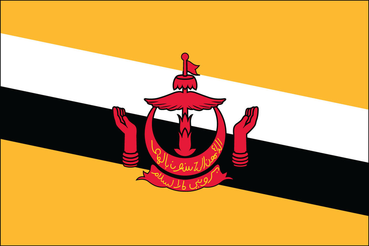 Brunei Flag | The Flag of Brunei – Colonial Flag
