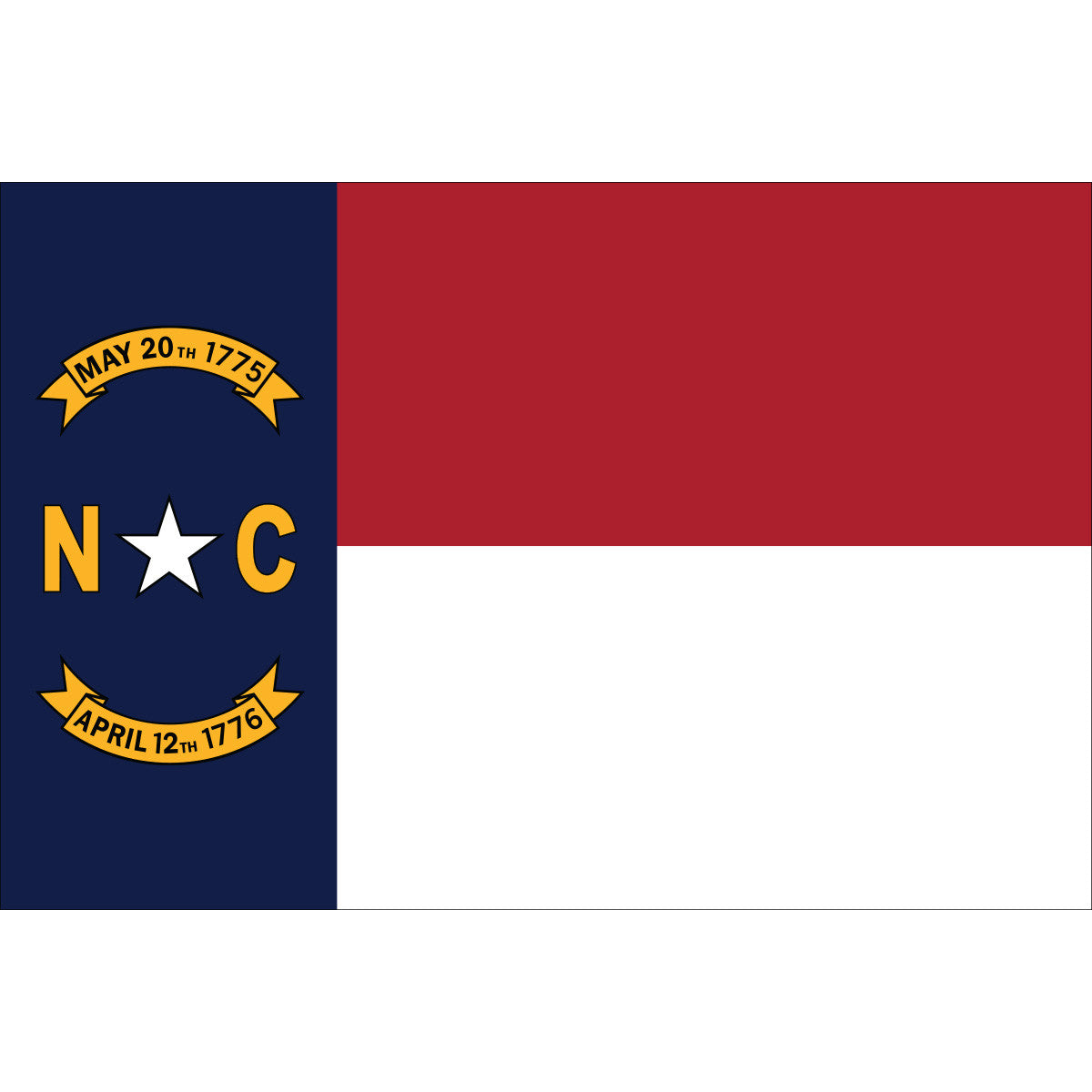 North Carolina State Flag | Flag of North Carolina | Colonial Flag