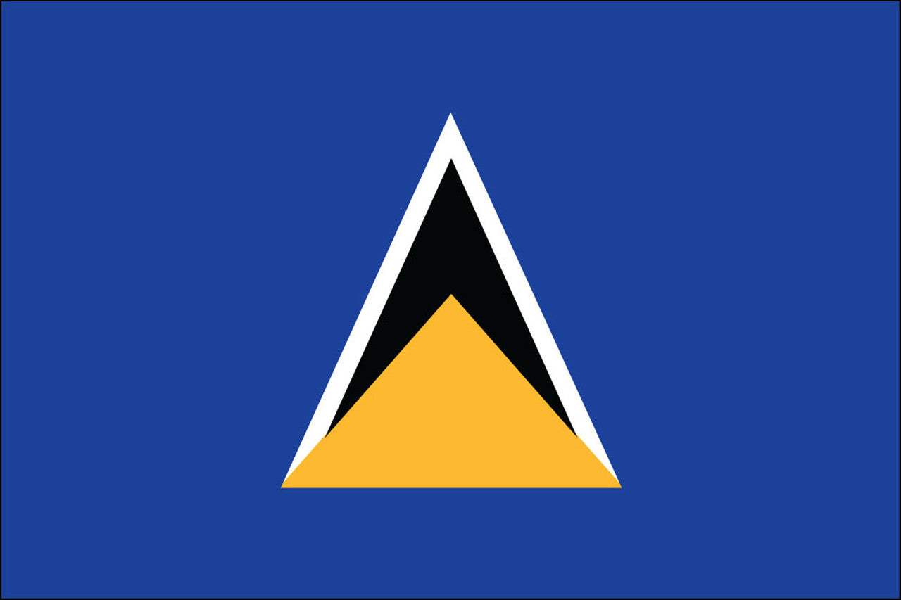 The Flag of St. Lucia | St. Lucia Flag for Sale | Colonial Flag