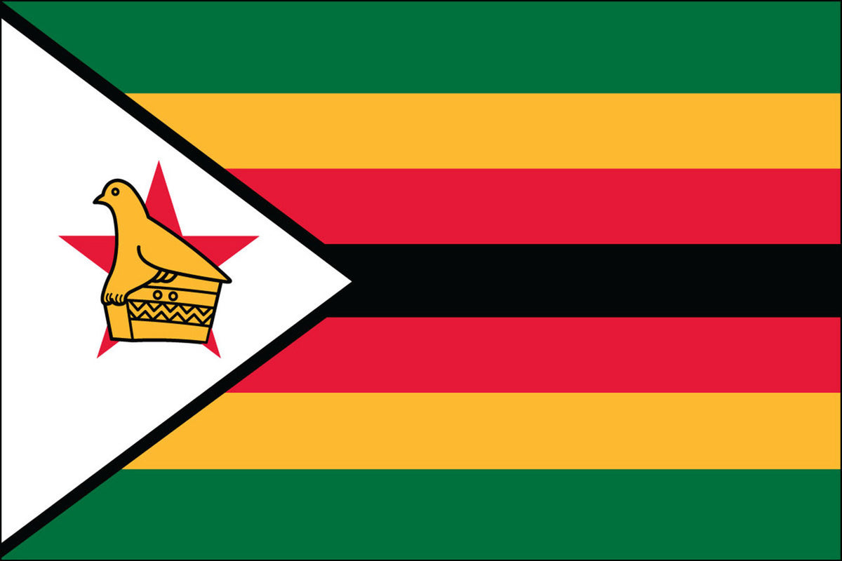 The Flag of Zimbabwe | Zimbabwe National Flag | Colonial Flag